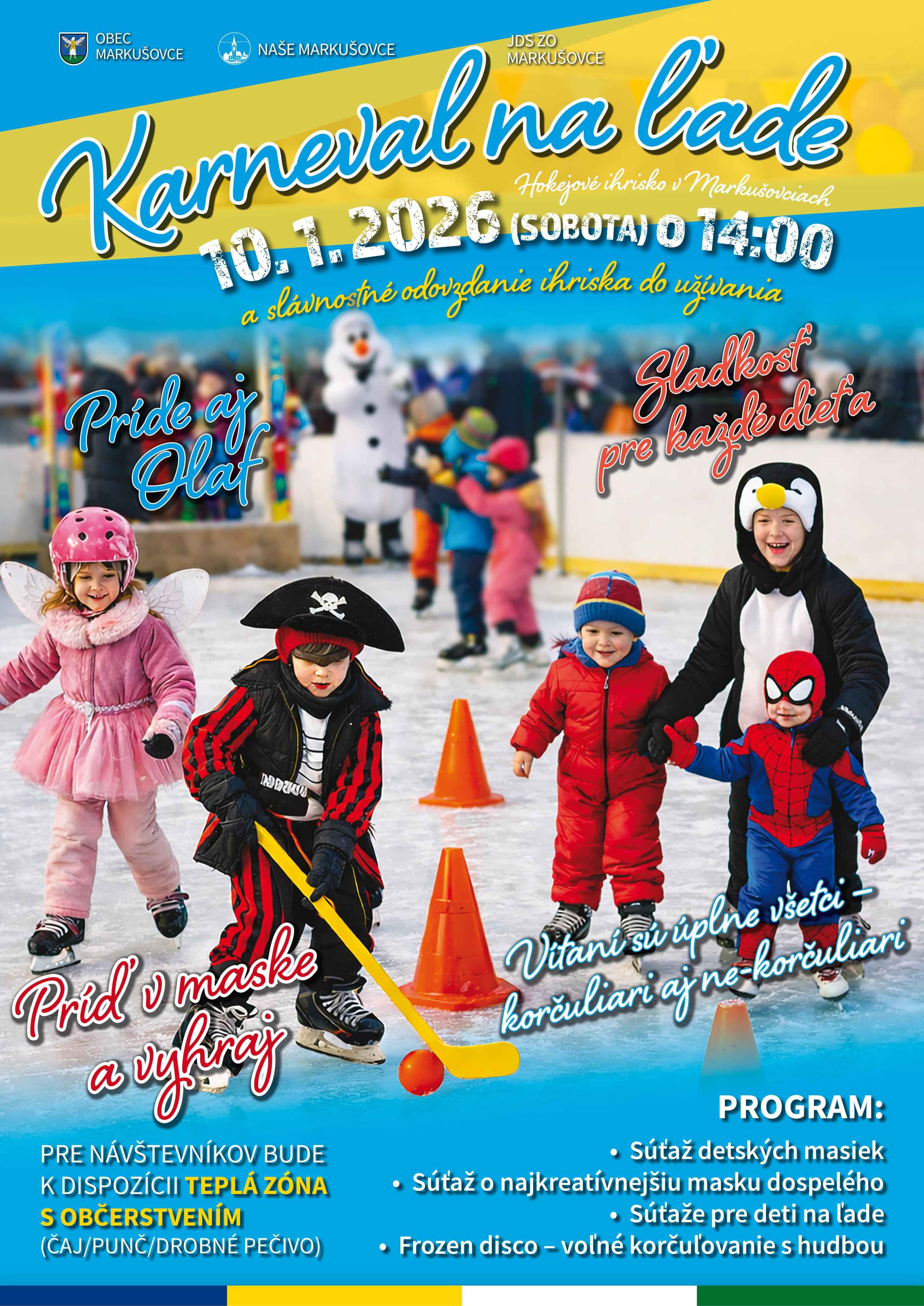 Novinky - KARNEVAL NA ĽADE - Markušovce